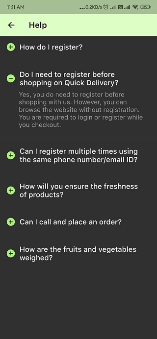 Grocery local Store Mobile Flutter App UI Kit by Fluttertop | CodeCanyon