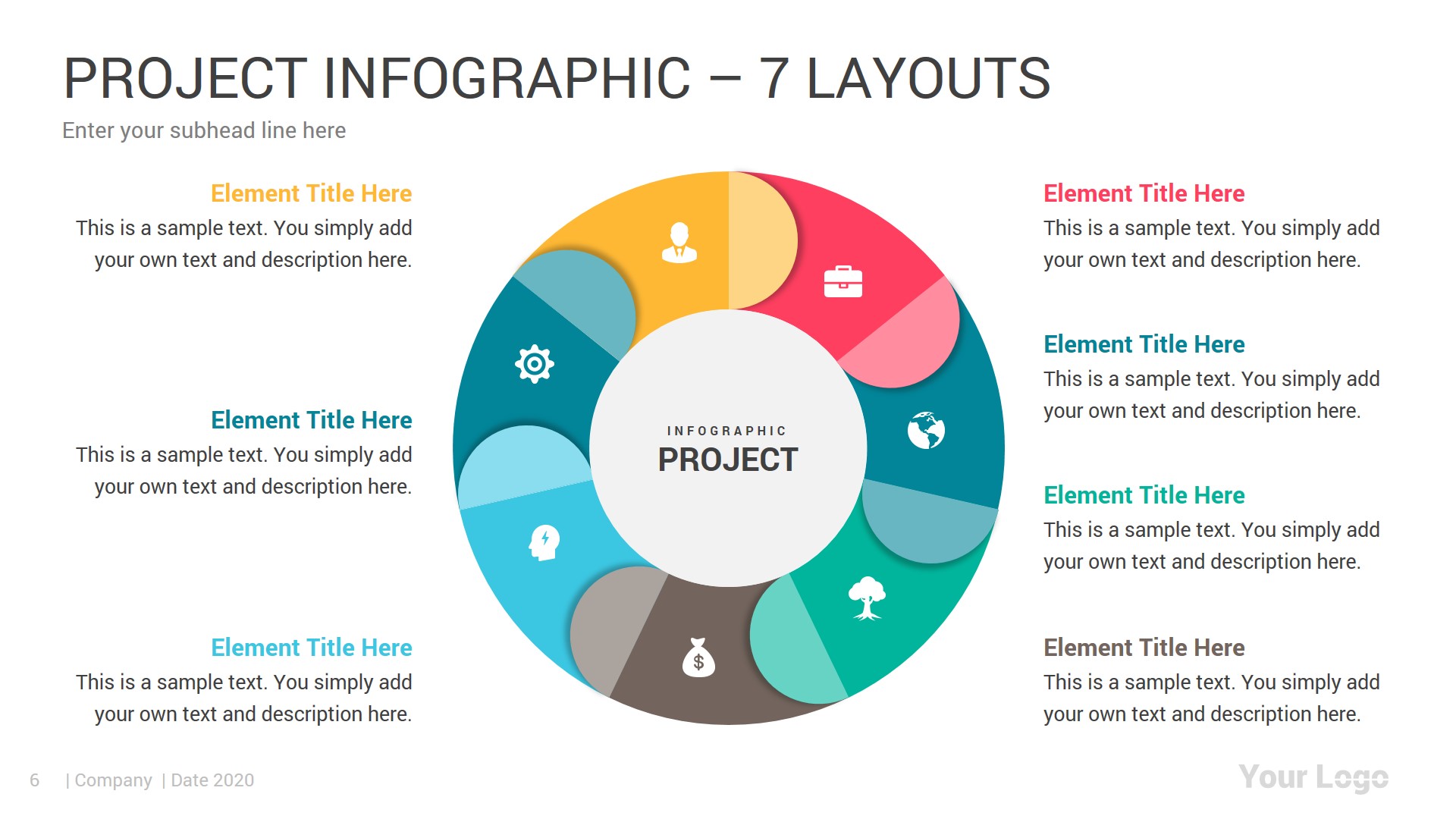 Project PowerPoint Infographics Template Pack, Presentation Templates