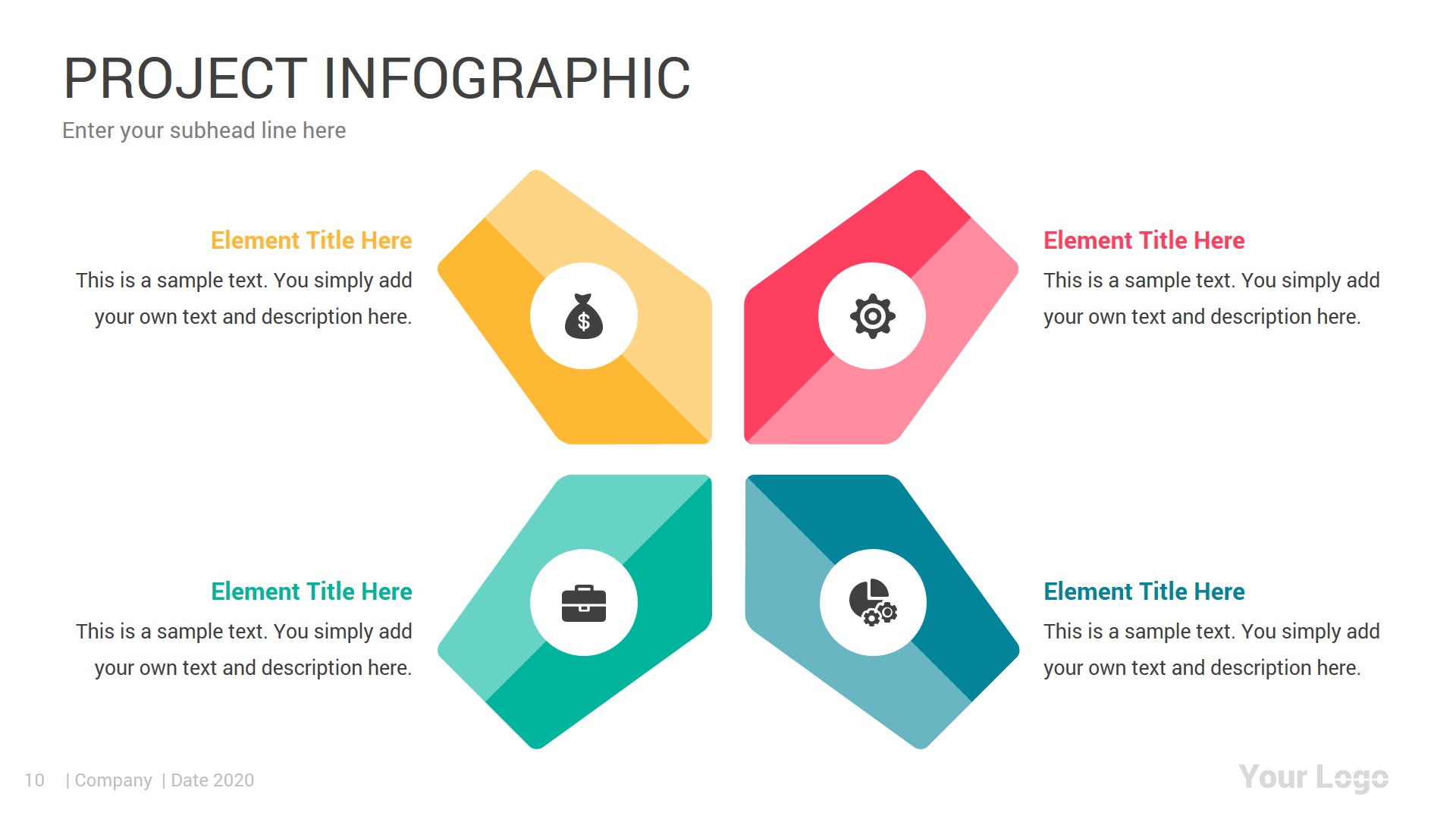 Project PowerPoint Infographics Template Pack, Presentation Templates