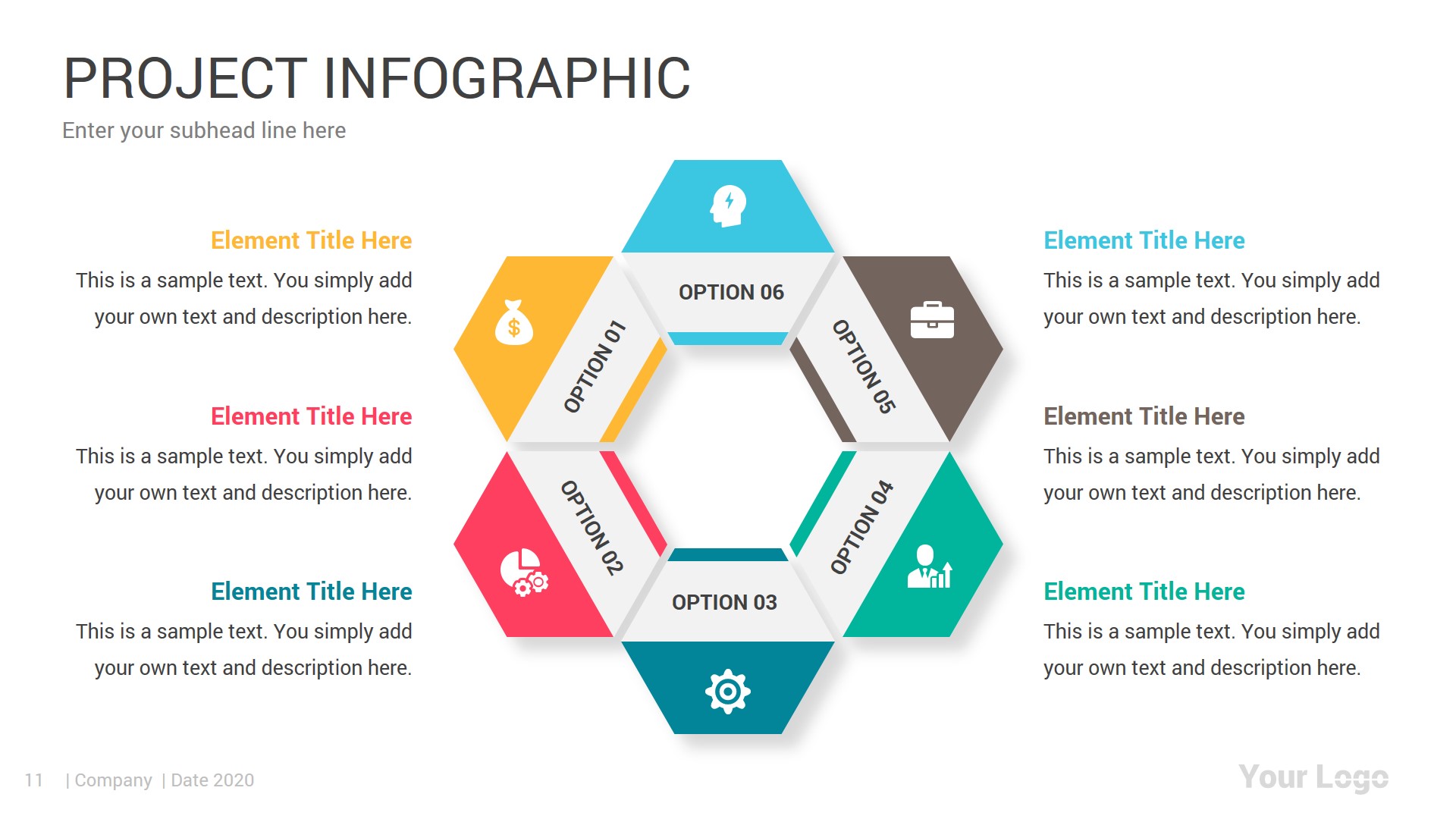Project PowerPoint Infographics Template Pack, Presentation Templates