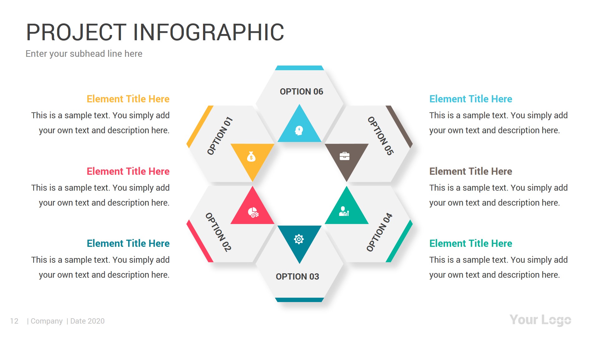 Project PowerPoint Infographics Template Pack, Presentation Templates