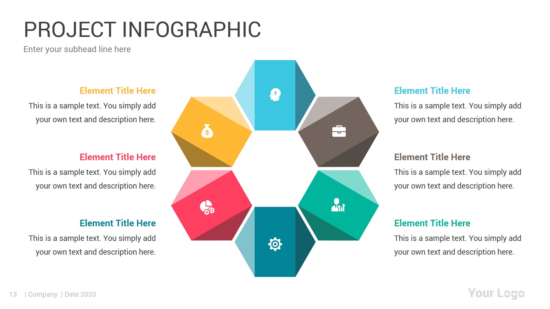 Project PowerPoint Infographics Template Pack, Presentation Templates