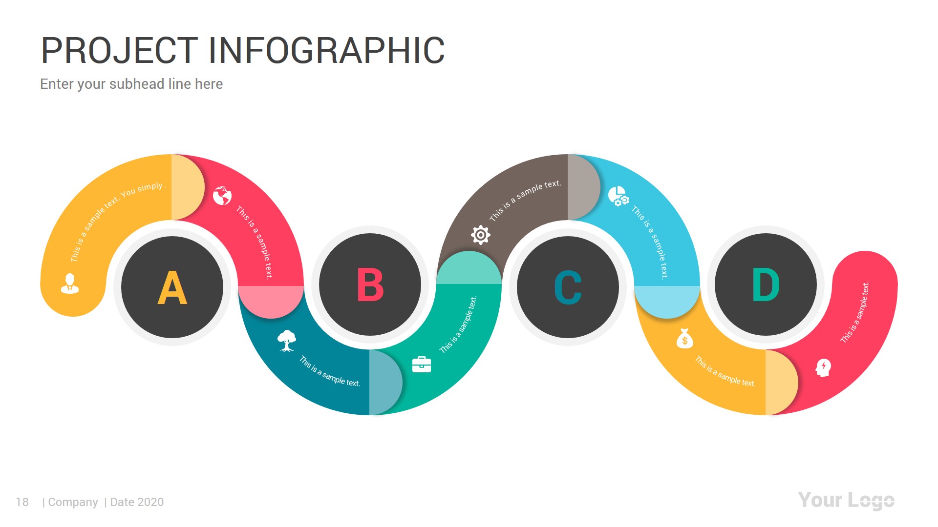 Project PowerPoint Infographics Template Pack, Presentation Templates
