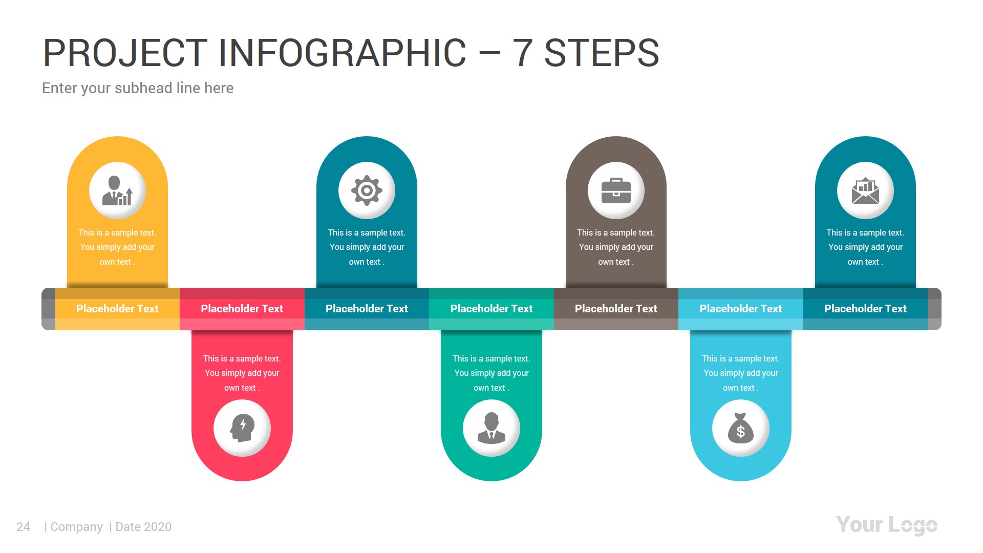 Project PowerPoint Infographics Template Pack, Presentation Templates
