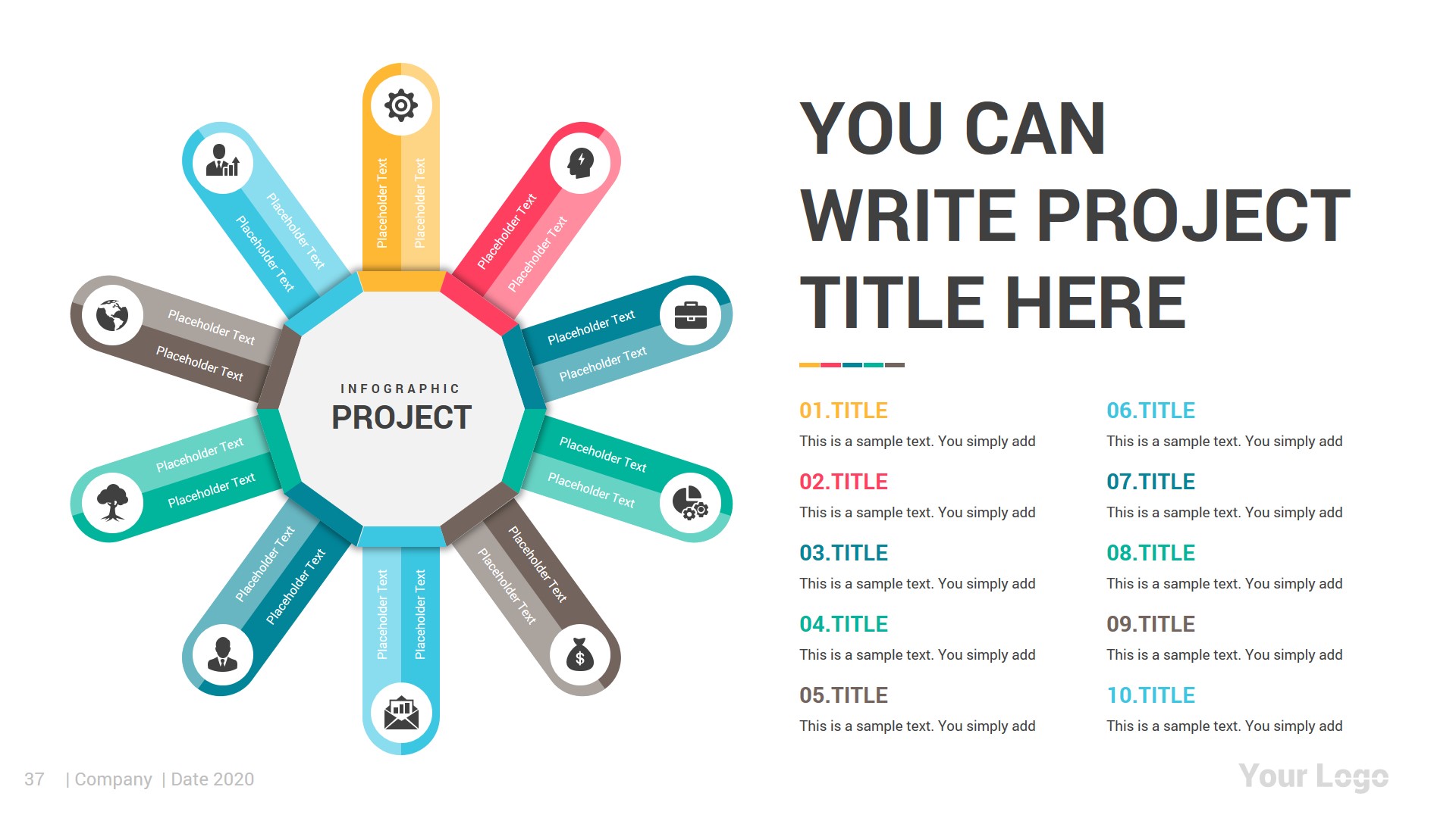 Project PowerPoint Infographics Template Pack, Presentation Templates