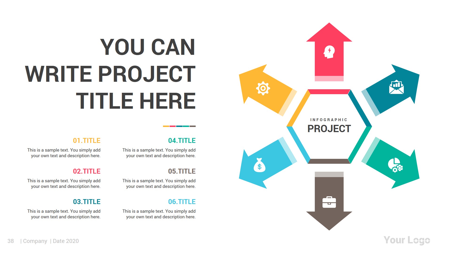 Project PowerPoint Infographics Template Pack, Presentation Templates