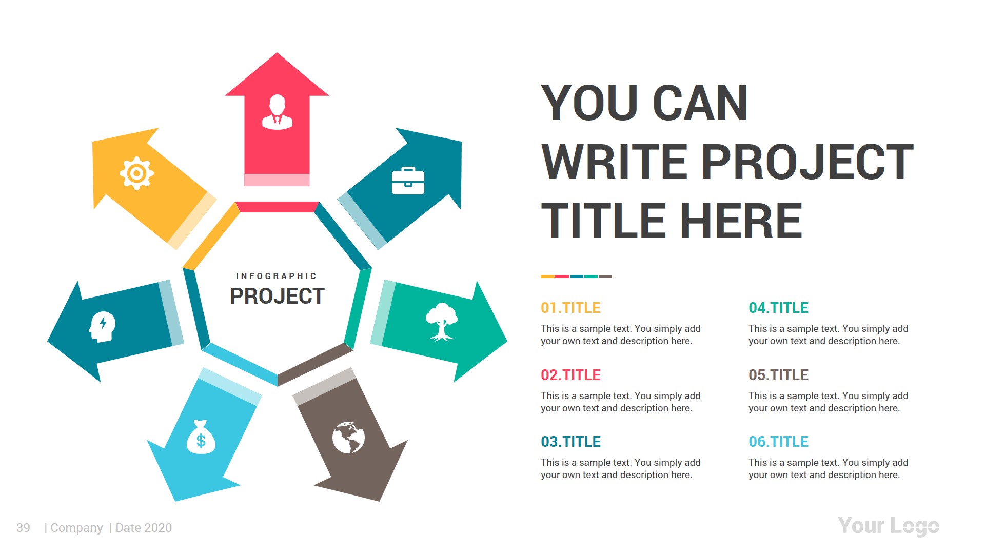 Project PowerPoint Infographics Template Pack, Presentation Templates