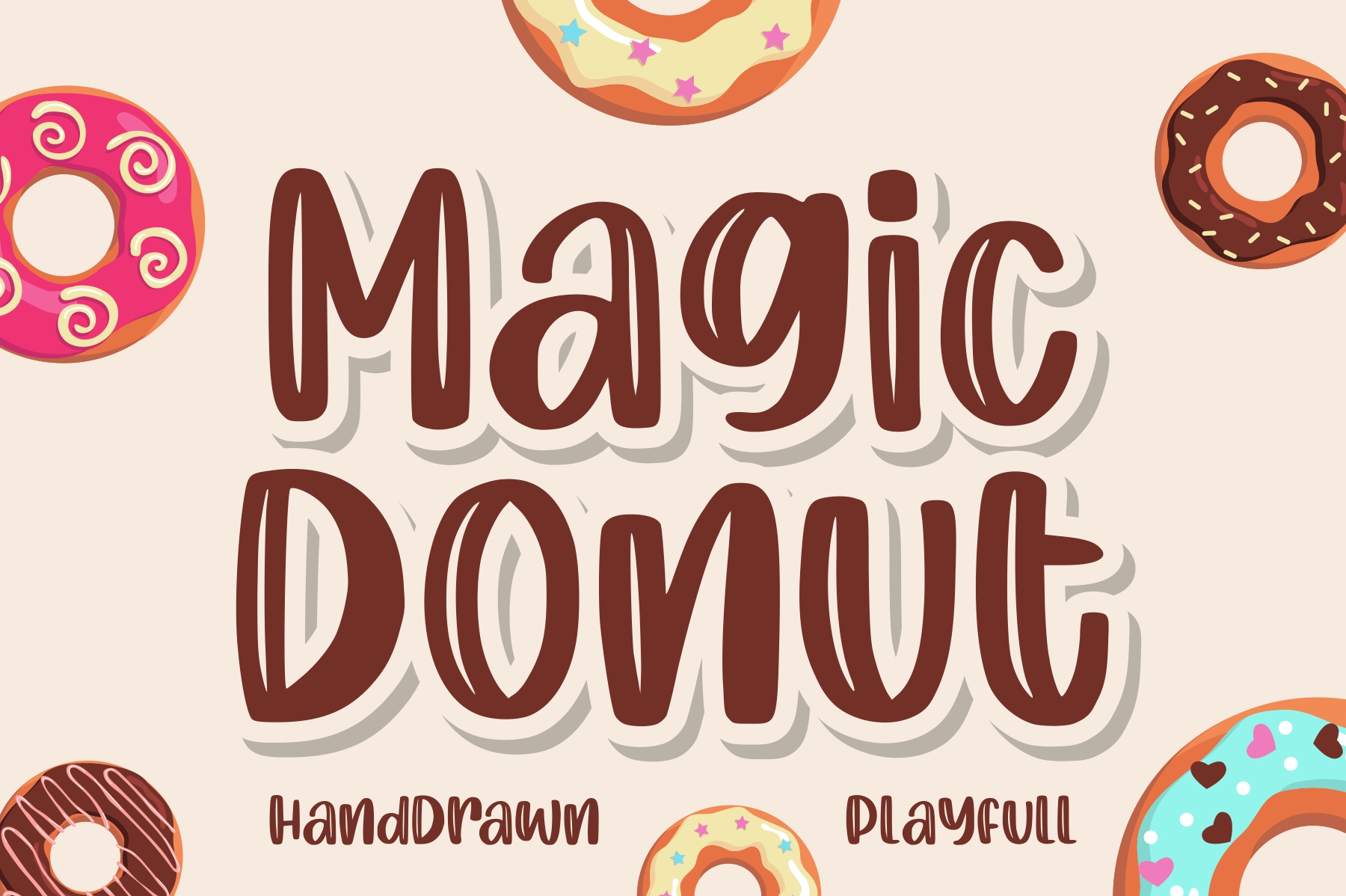Magic Donut, Fonts | GraphicRiver