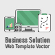 Business Solution Web Template, Vectors | GraphicRiver