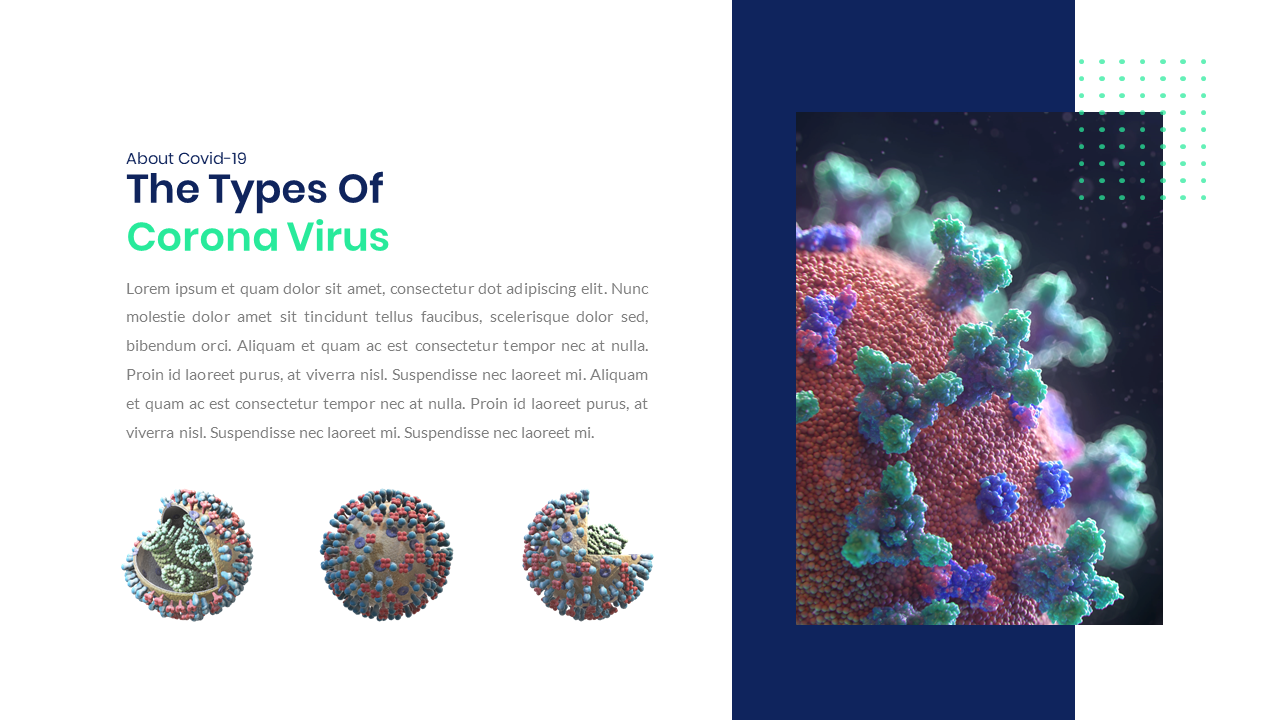 Covid-19 - Disease & Virus Powerpoint Template, Presentation Templates