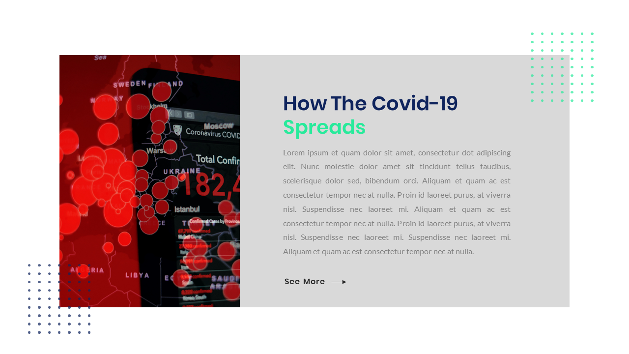 Covid-19 - Disease & Virus Powerpoint Template, Presentation Templates