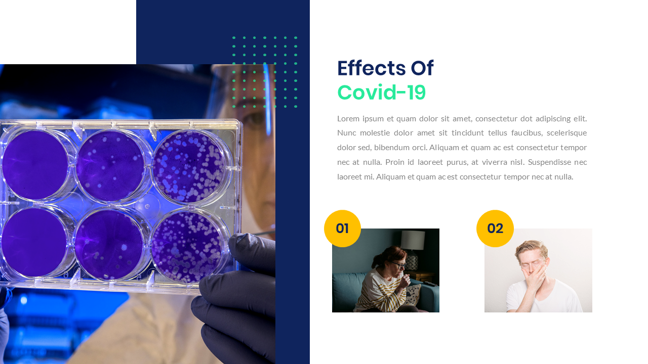 Covid-19 - Disease & Virus Powerpoint Template, Presentation Templates