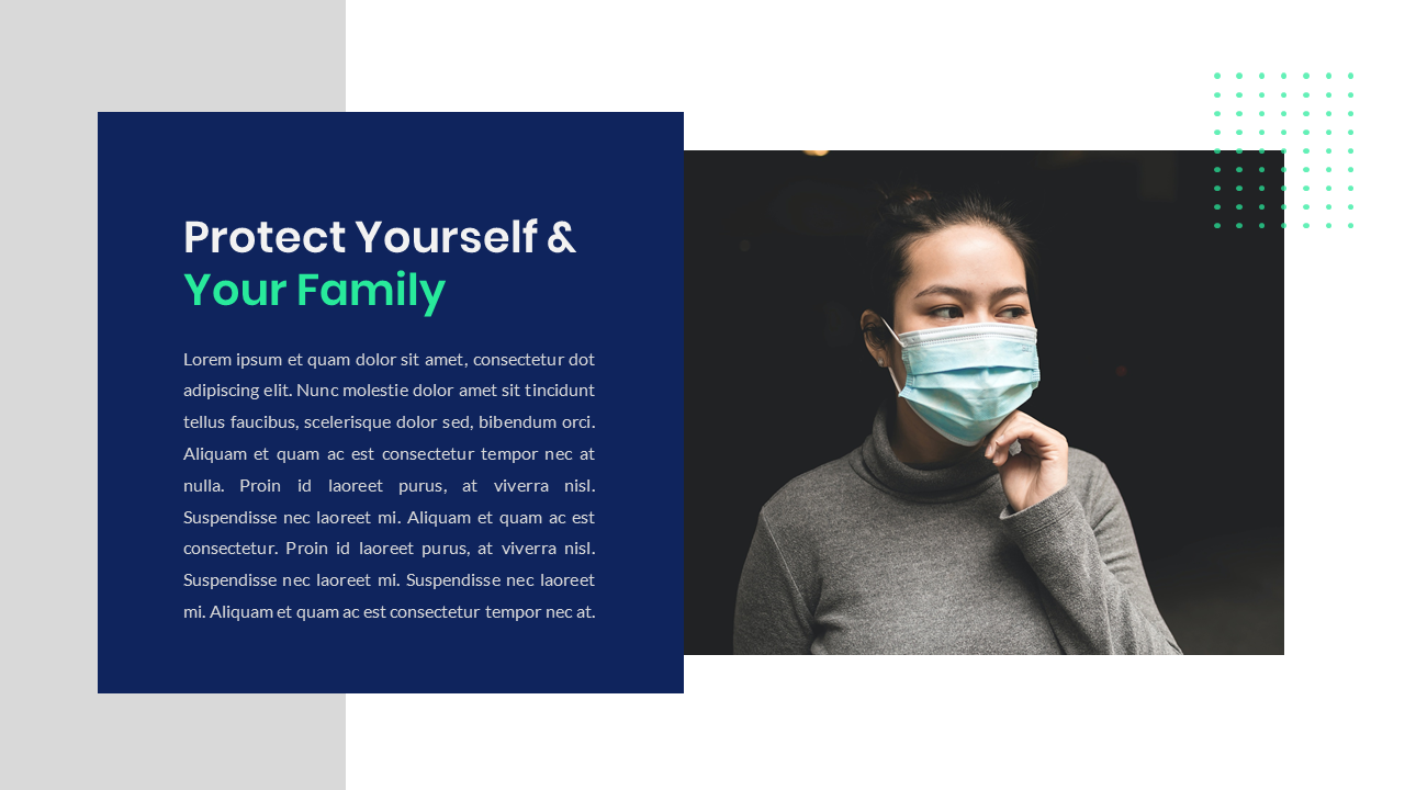Covid-19 - Disease & Virus Powerpoint Template, Presentation Templates