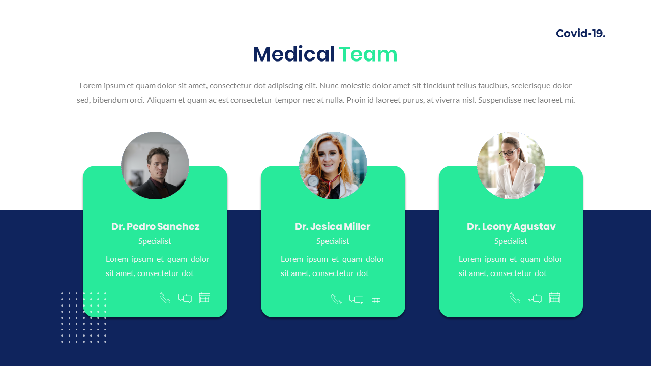 Covid-19 - Disease & Virus Powerpoint Template, Presentation Templates