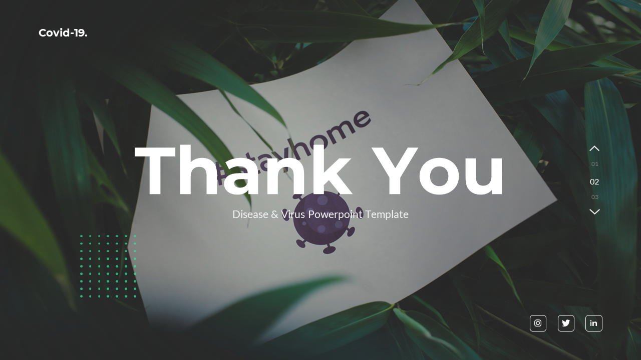 Covid-19 - Disease & Virus Powerpoint Template, Presentation Templates