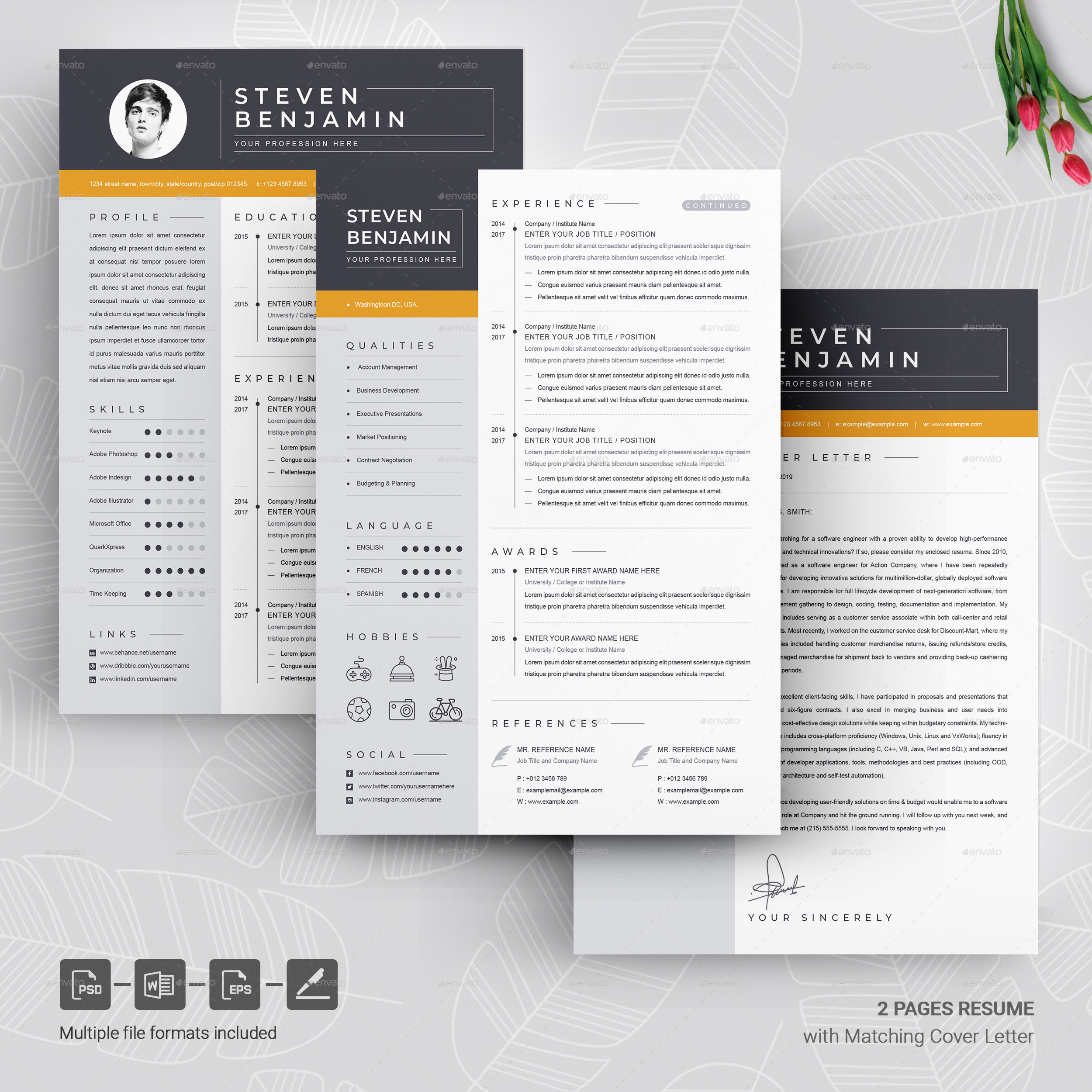 Modern Resume, Print Templates | GraphicRiver