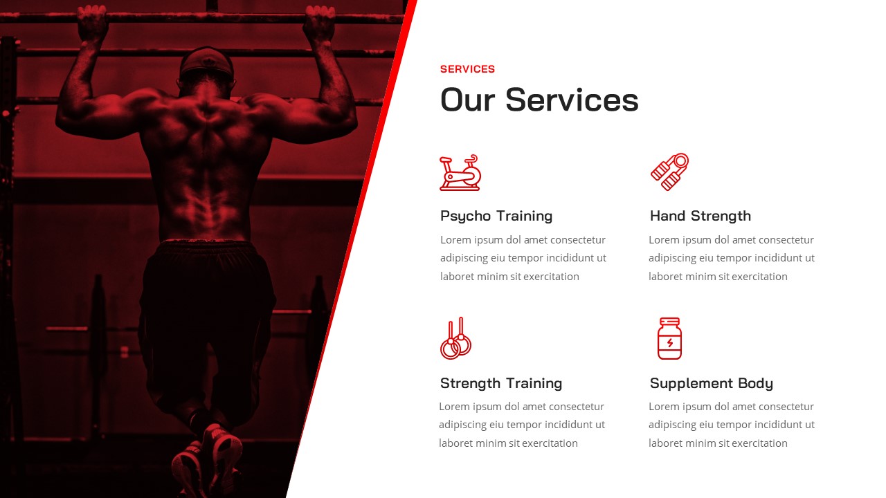 Sporta - Gym Trainer & Fitness Google Slides Presentation Template ...