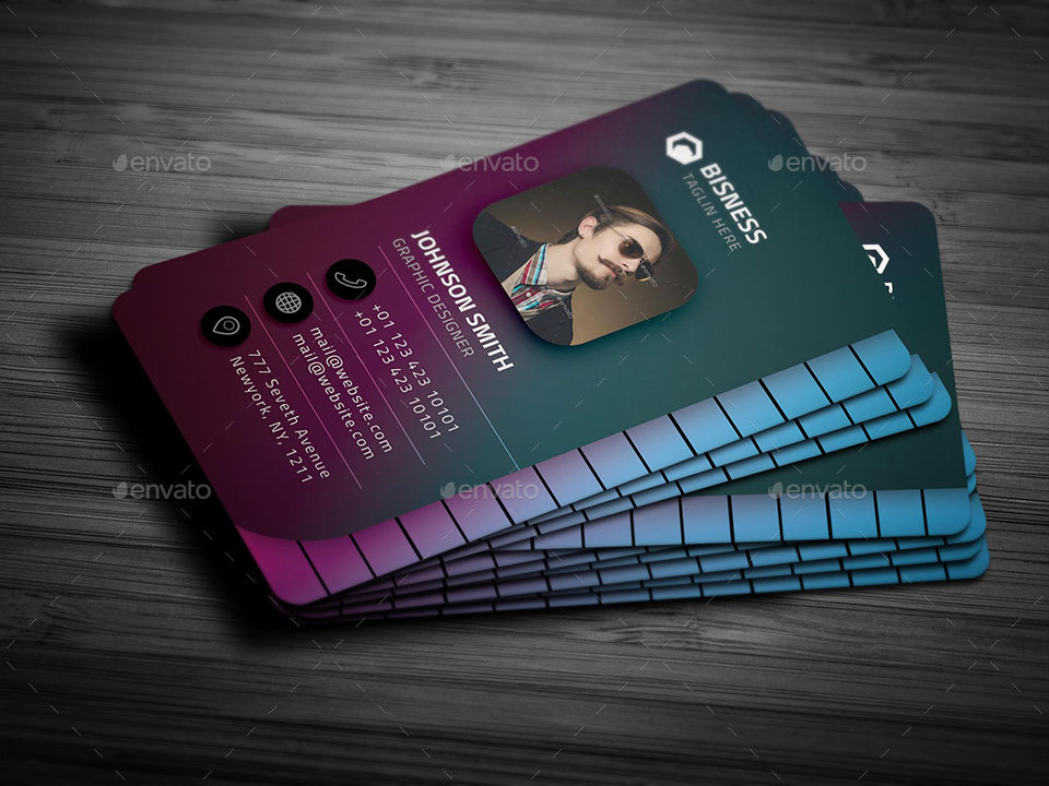 Colors Business Card, Print Templates | GraphicRiver