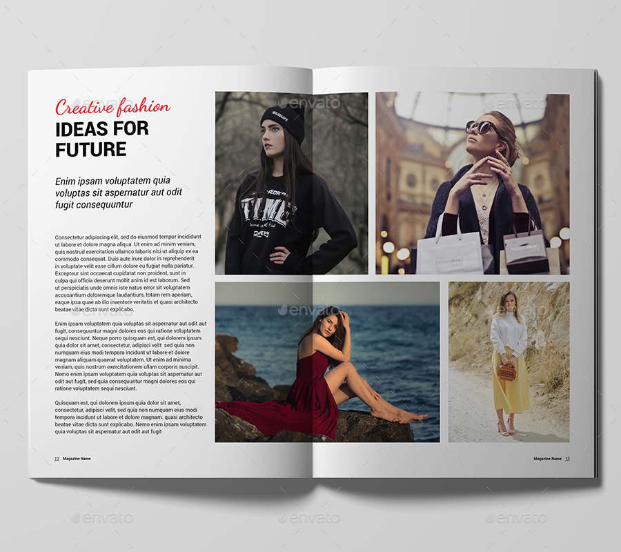 Fashion Magazine, Print Templates | GraphicRiver