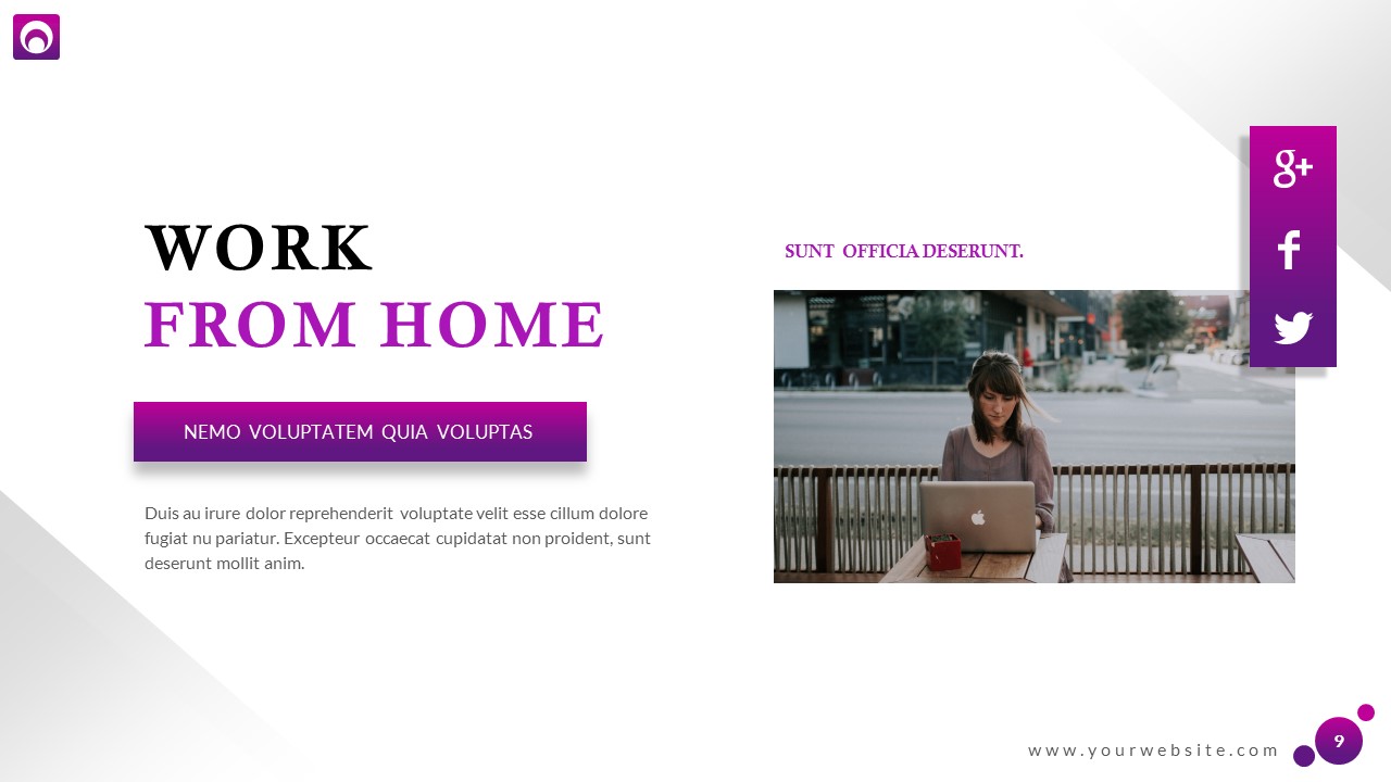 Work From Home Presentation Template, Presentation Templates | GraphicRiver