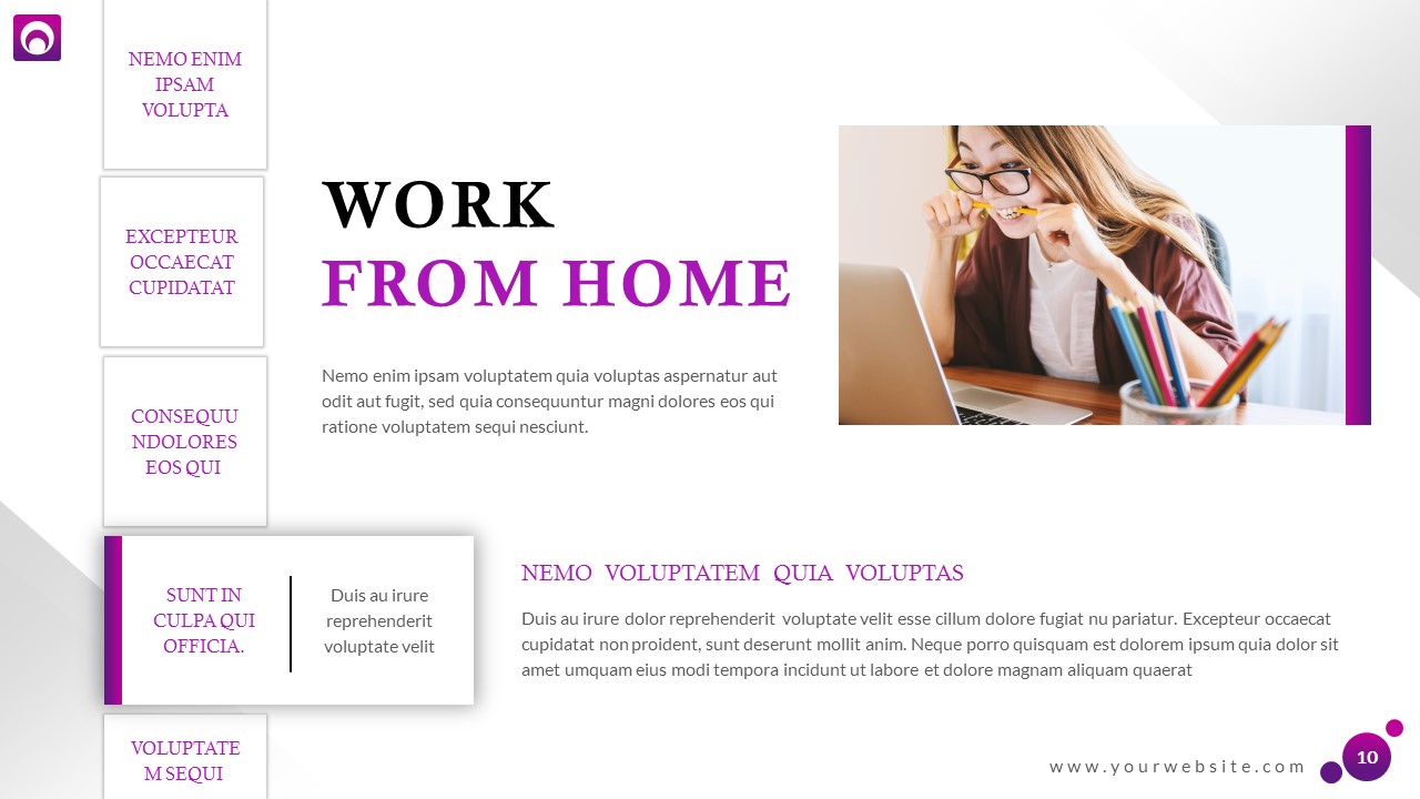 Work From Home Presentation Template, Presentation Templates | GraphicRiver