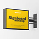 Horizontal Signboard Mockup Set, Graphics | GraphicRiver