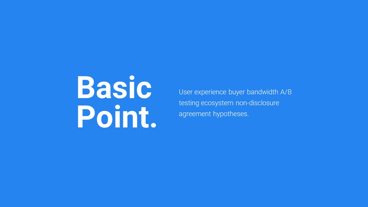 Basic Point Multipurpose PowerPoint Presentation Template Template ...
