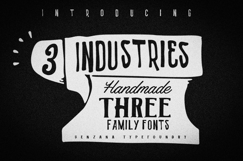 3Font Industries, Fonts | GraphicRiver