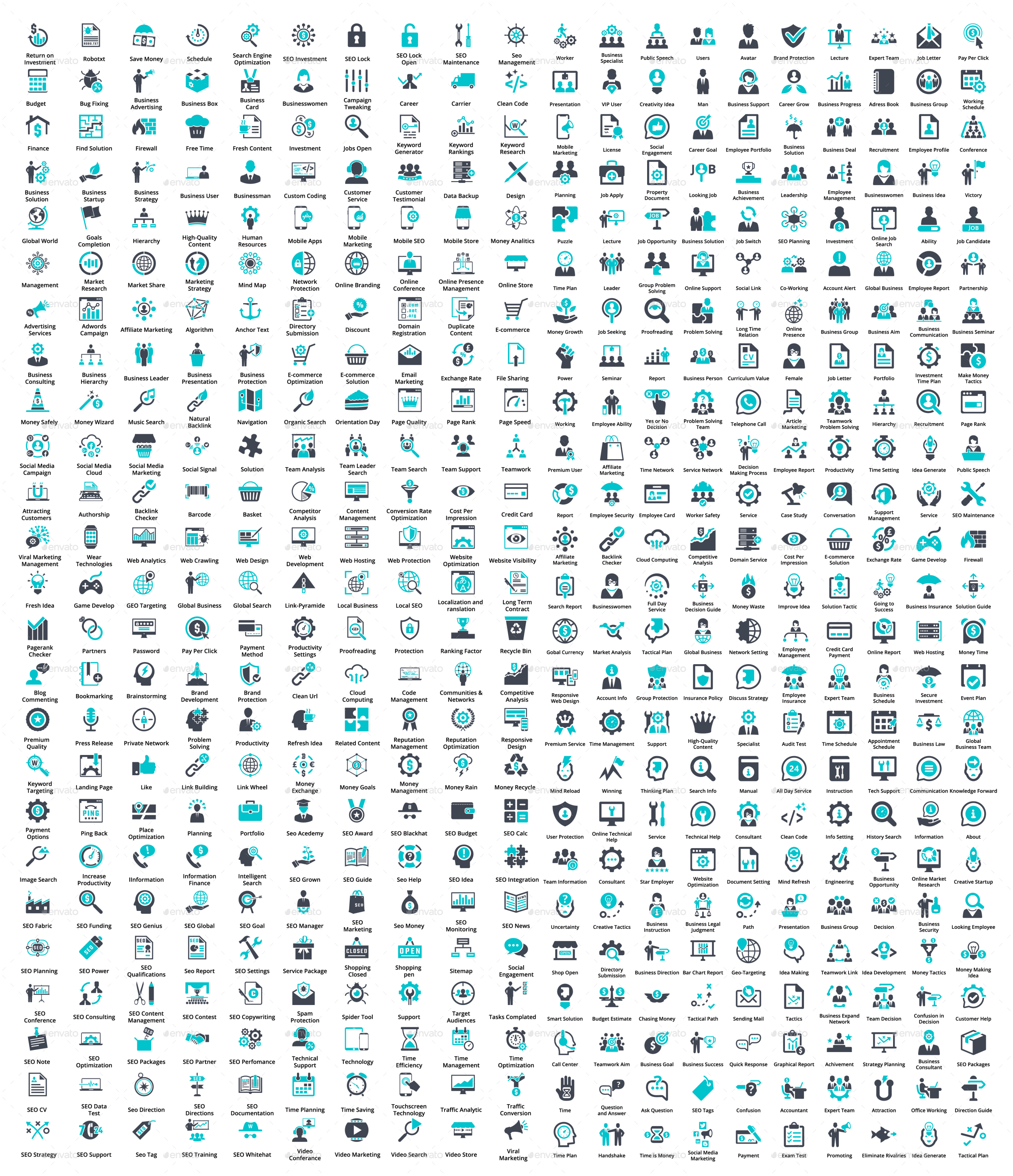 5000 Business Icons, Icons | GraphicRiver