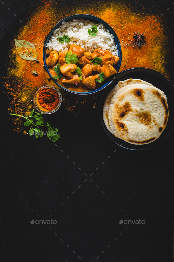 Indian butter chicken background Stock Photo by its_al_dente | PhotoDune