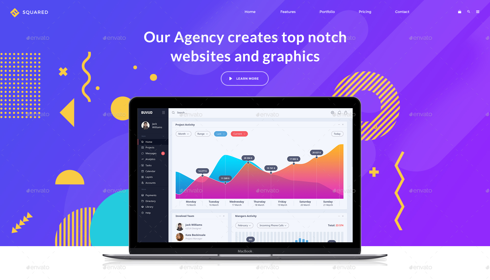 40 Hero Website Presentation Headers, Graphics | GraphicRiver