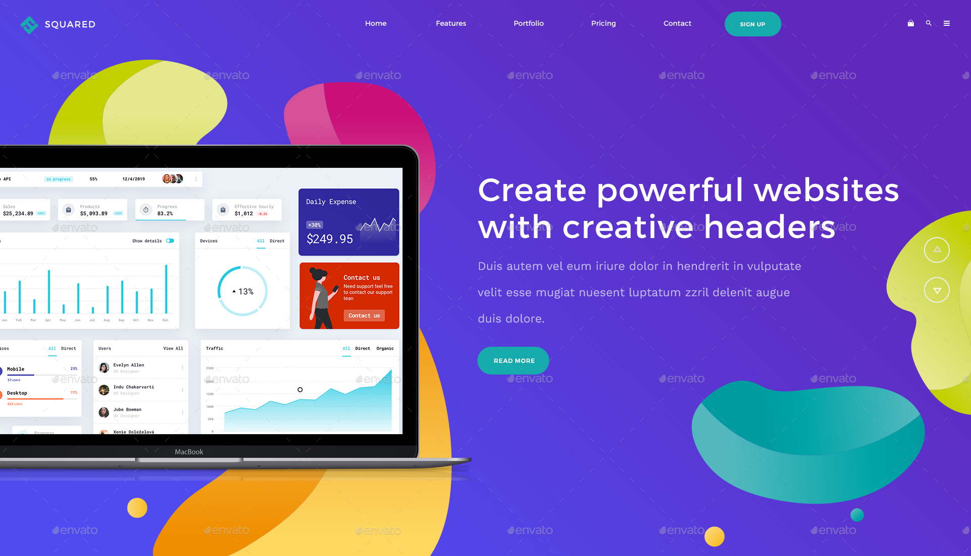 40 Hero Website Presentation Headers, Graphics | GraphicRiver