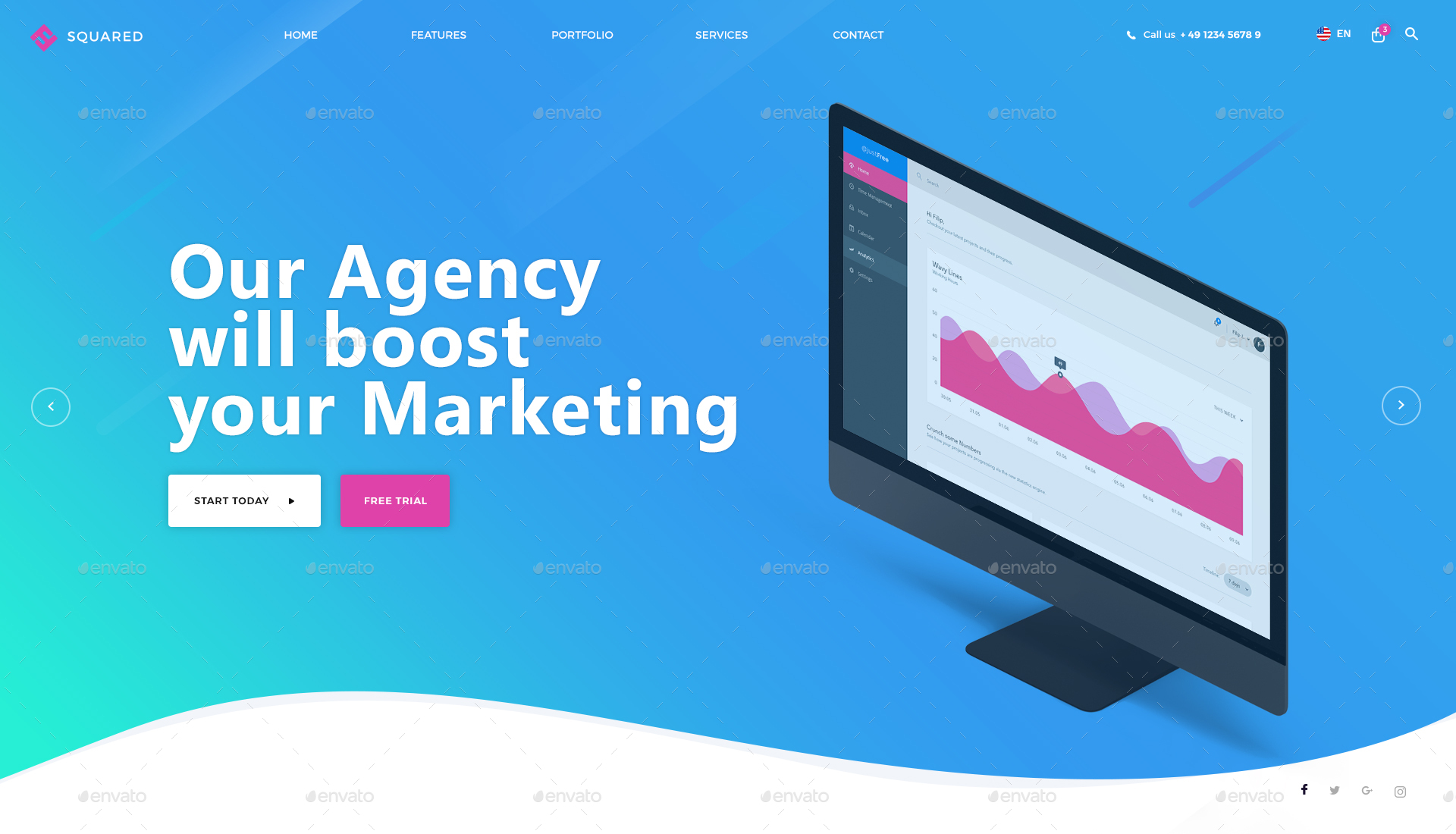 40 Hero Website Presentation Headers, Graphics | GraphicRiver