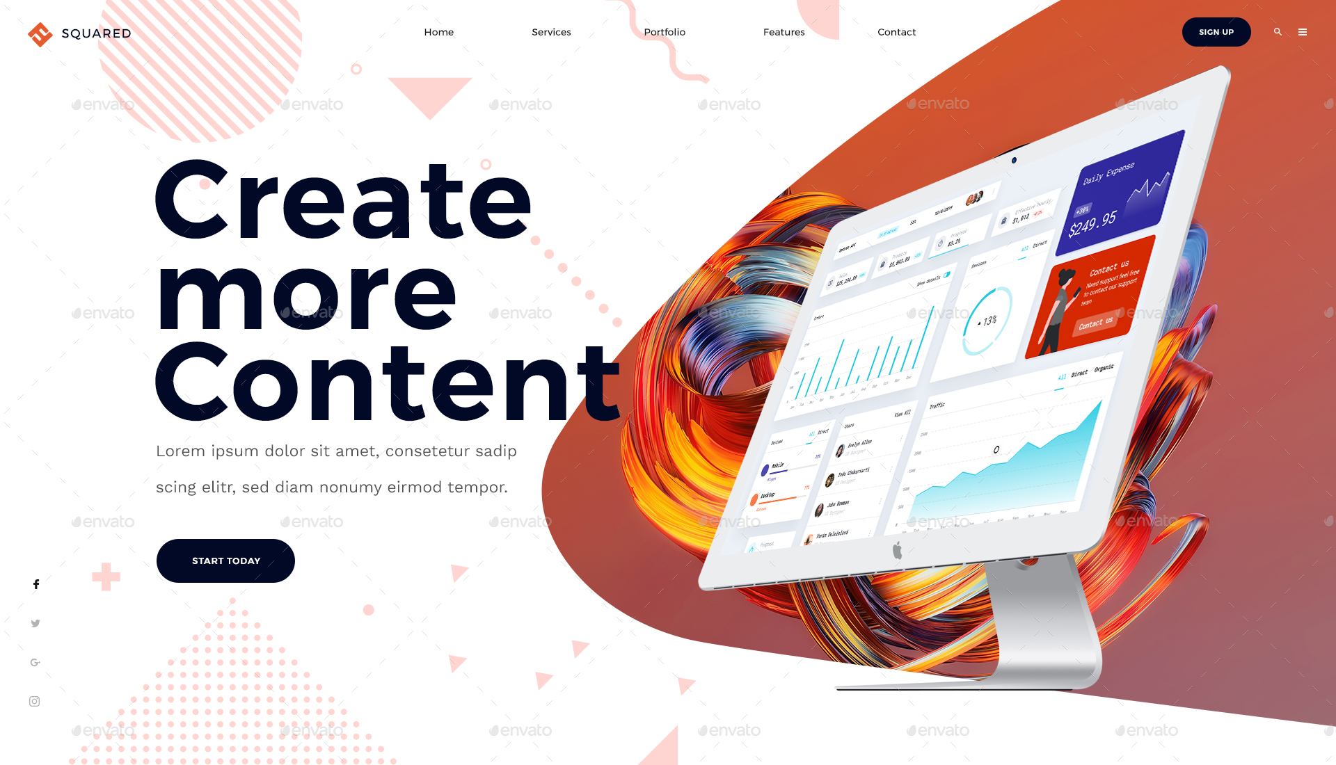 40 Hero Website Presentation Headers, Graphics | GraphicRiver