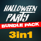 Halloween Party Bundle Pack 3in1, Print Templates | GraphicRiver