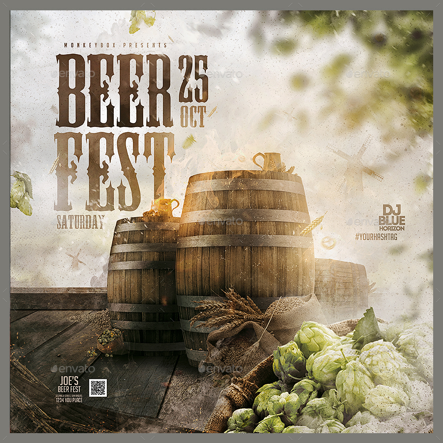 Beer Fest Menu, Print Templates | GraphicRiver