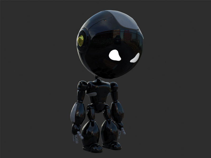 3Ds Max Robot Rigged with Biped by CGFX-Studio | 3DOcean