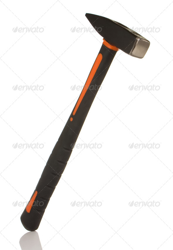 hammer isolated on white Stock Photo by seregam | PhotoDune