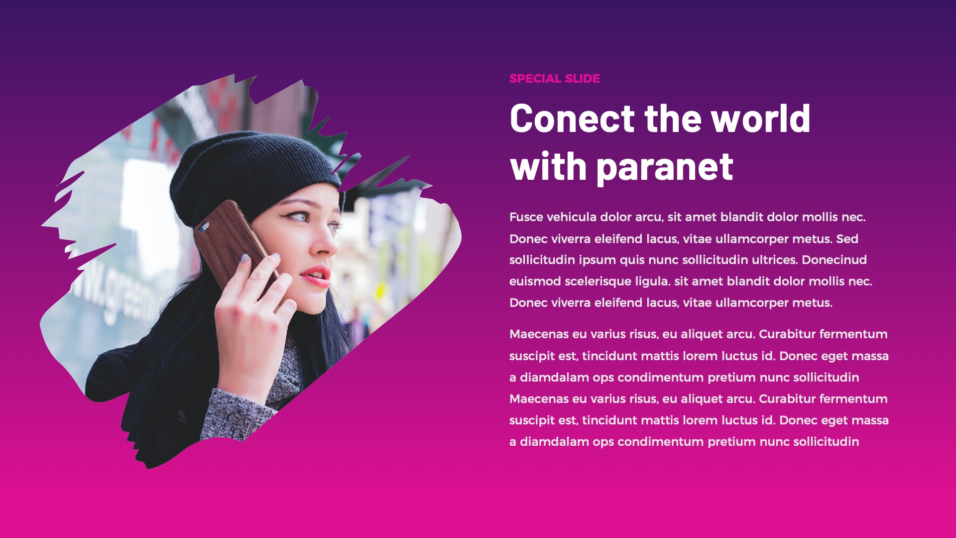 Paranet - Broadband & Telecom Powerpoint Template, Presentation Templates