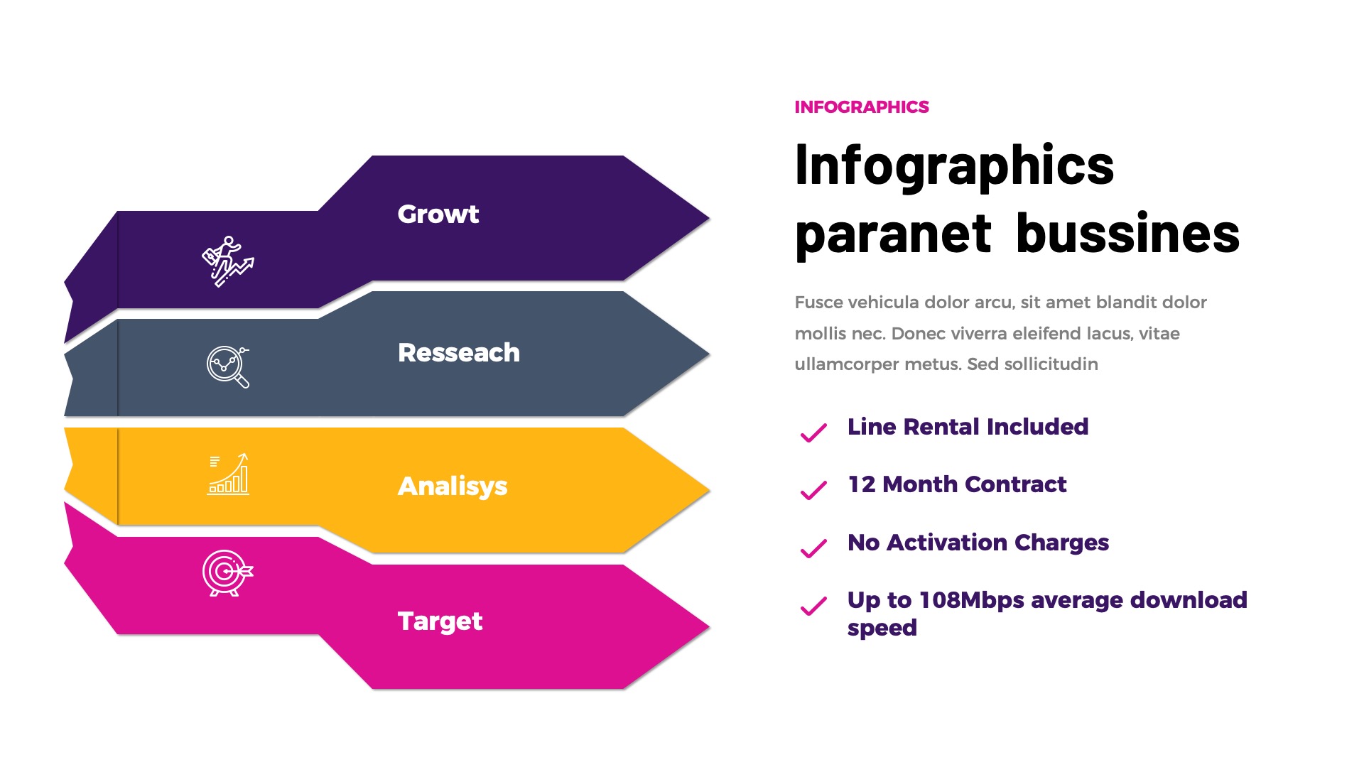 Paranet - Broadband & Telecom Powerpoint Template, Presentation Templates