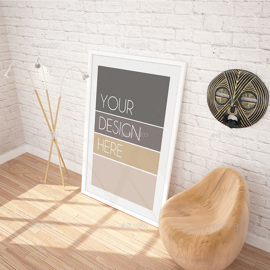 Contemporary Interior Posters Mock up, Graphics | GraphicRiver