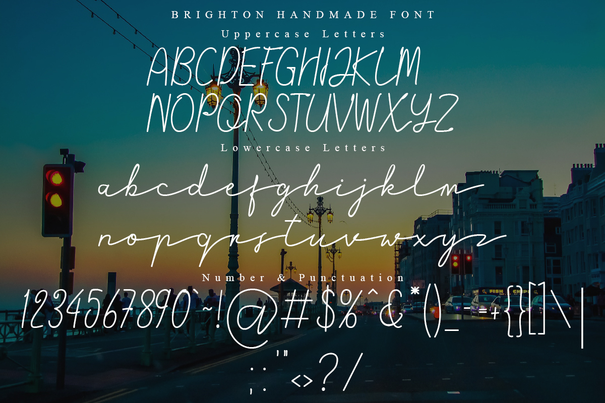 Brighton | Handwritten Script, Fonts | GraphicRiver