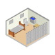 Isometric Prison Room, Vectors | GraphicRiver