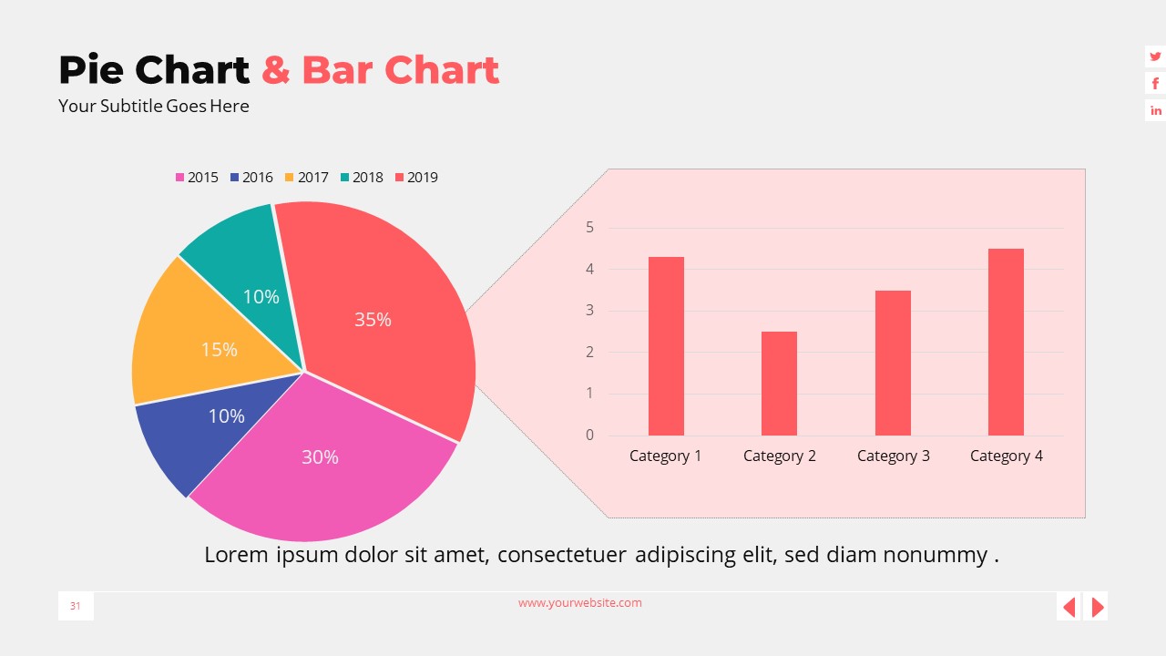 Data Driven Chart and Infographic PowerPoint Template by -Slioto ...