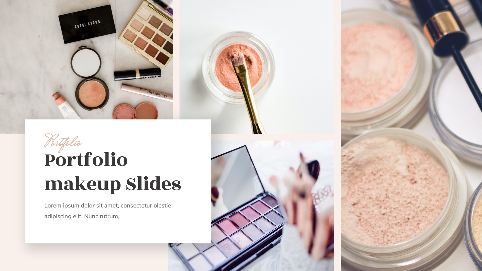 Bestille - Make Up Artist & Hair Stylish Powerpoint Template ...