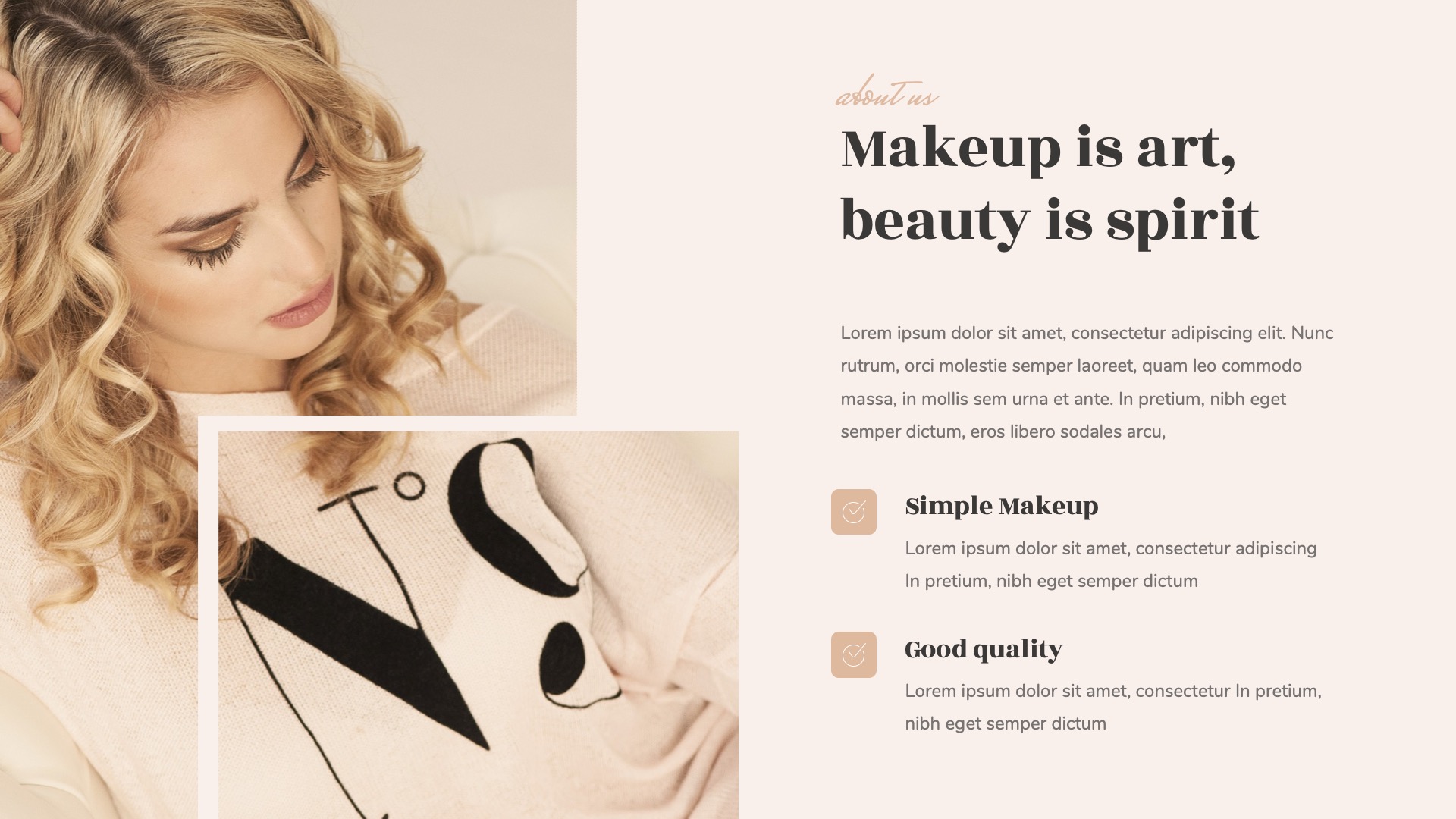 Bestille - Make Up Artist & Hair Stylish Powerpoint Template ...
