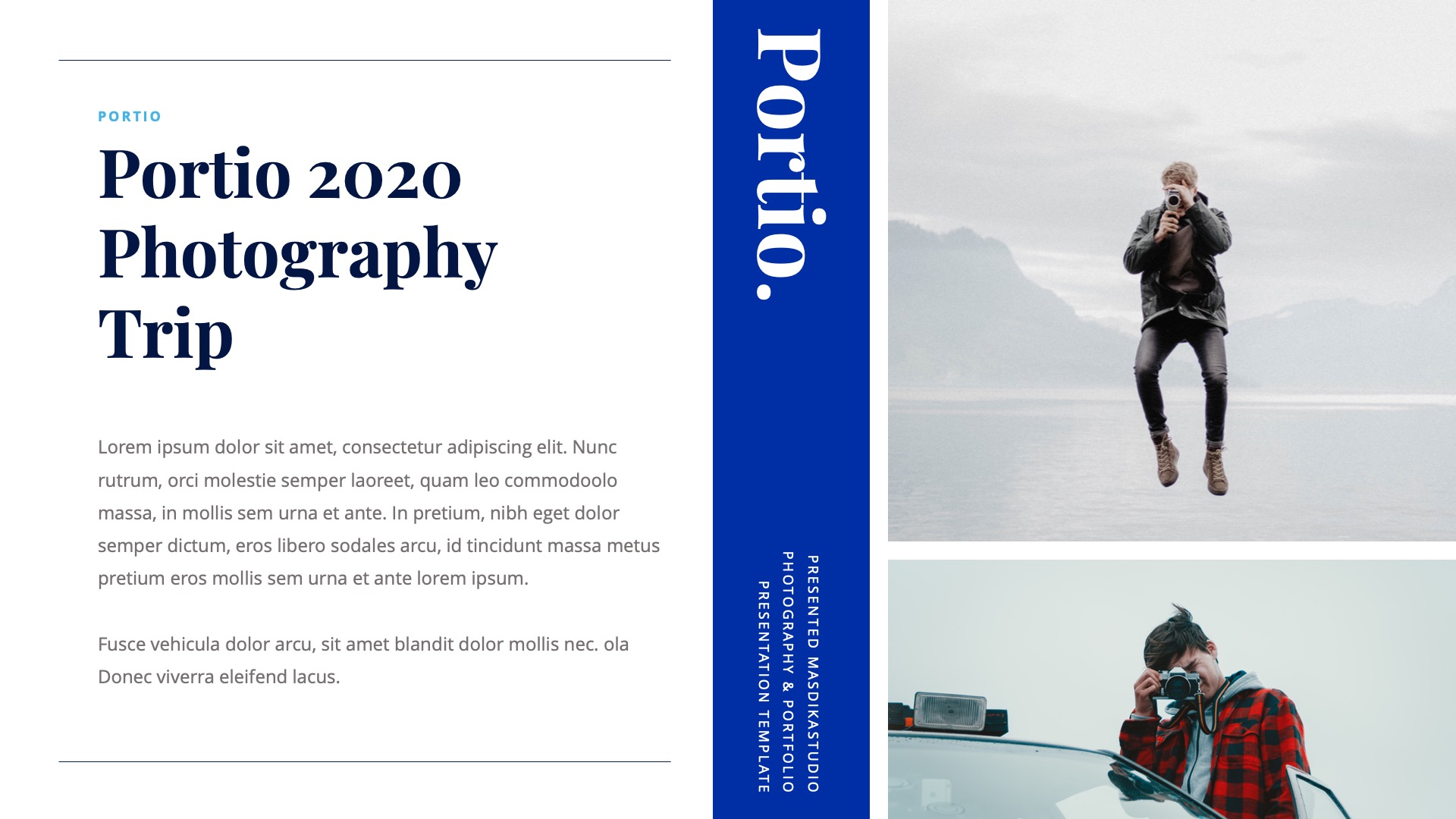 Portio - Photography & Portfolio Powerpoint Template, Presentation ...