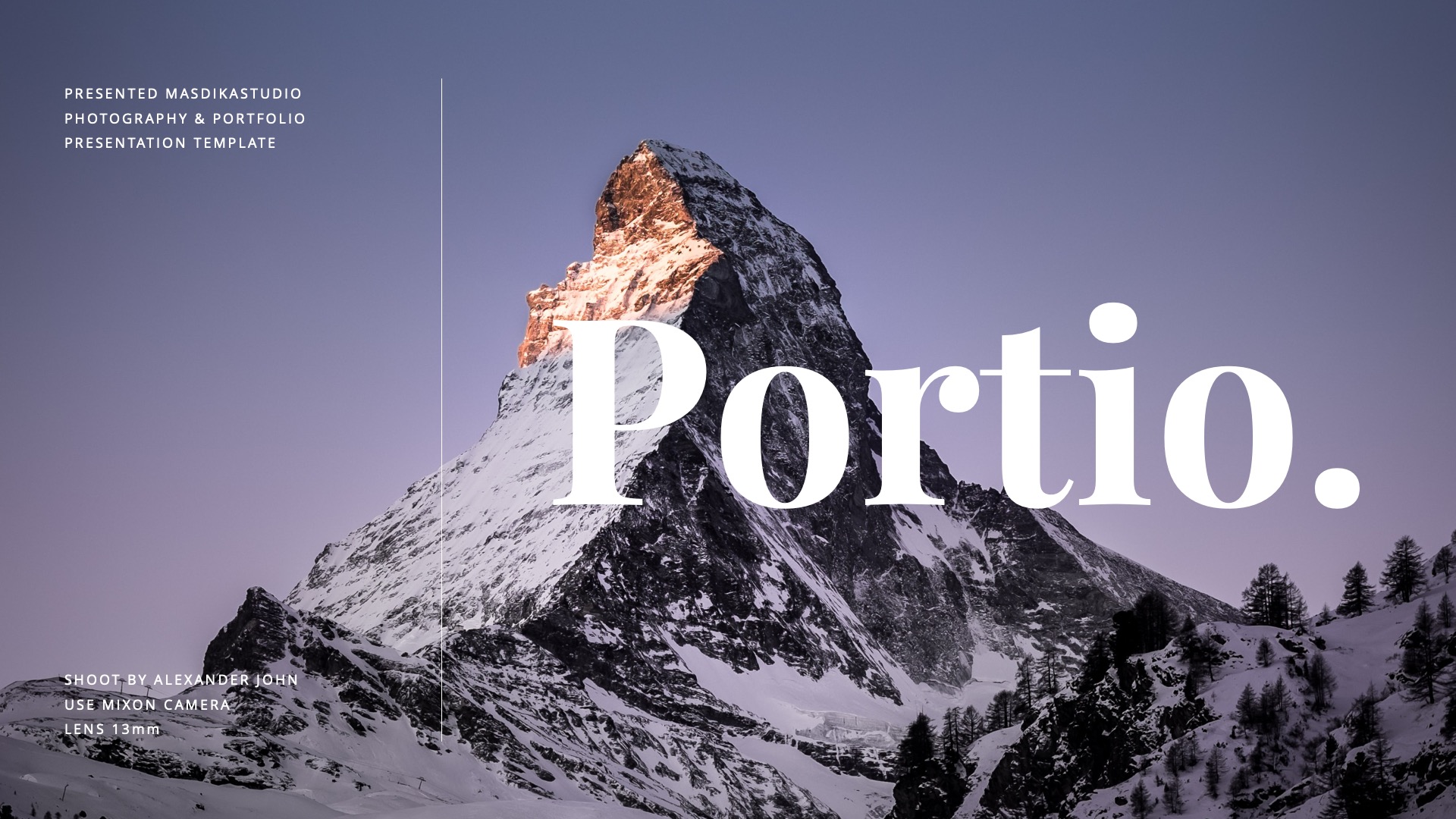 Portio - Photography & Portfolio Powerpoint Template, Presentation ...