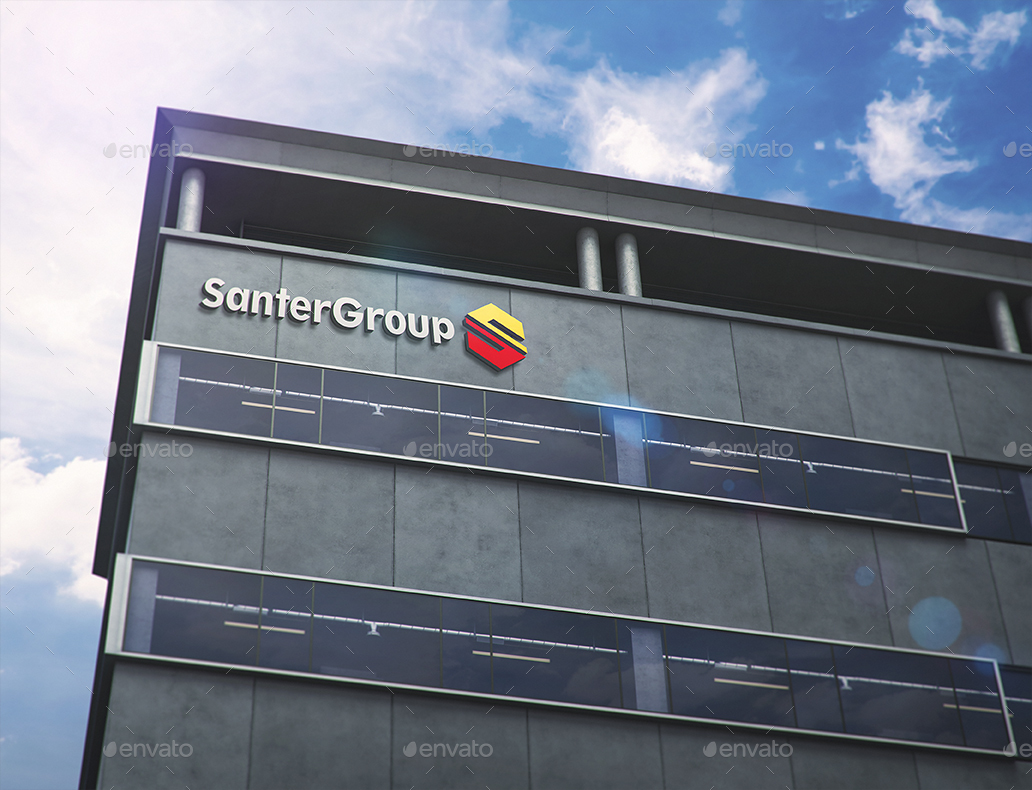 3D Logo Signage Facade Wall Mock-Ups Vol.4, Graphics | GraphicRiver