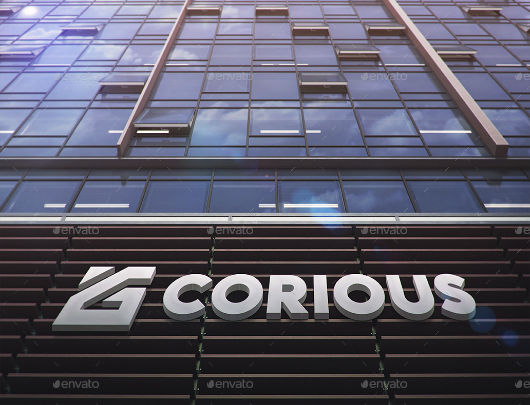 3D Logo Signage Facade Wall Mock-Ups Vol.4, Graphics | GraphicRiver